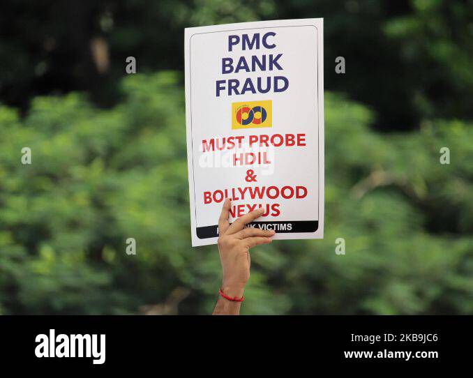 An account holder of the Punjab and Maharashtra Co-operative Bank (PMC ...