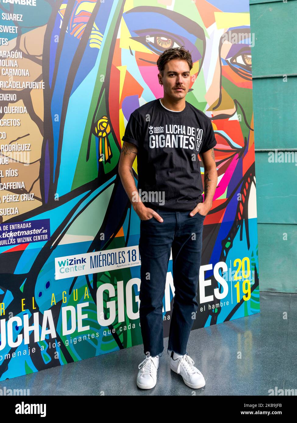 Alberto Jimenez attends 'Lucha de Gigantes' charity concert ...