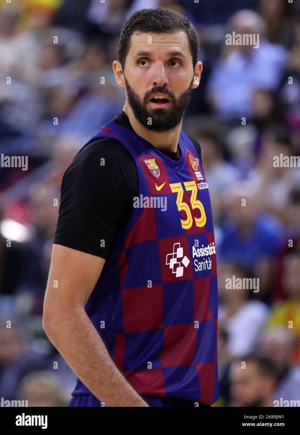 Nikola Mirotic during the match between FC Barcelona and Valencia ...