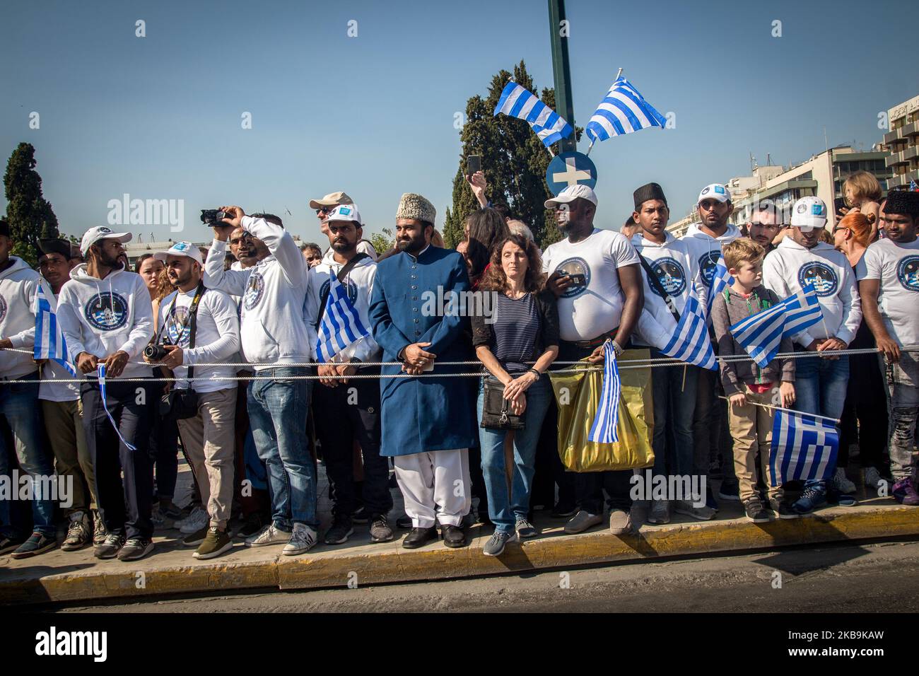 People take part at OXI day parade in Athens, Greece on october 28th ...