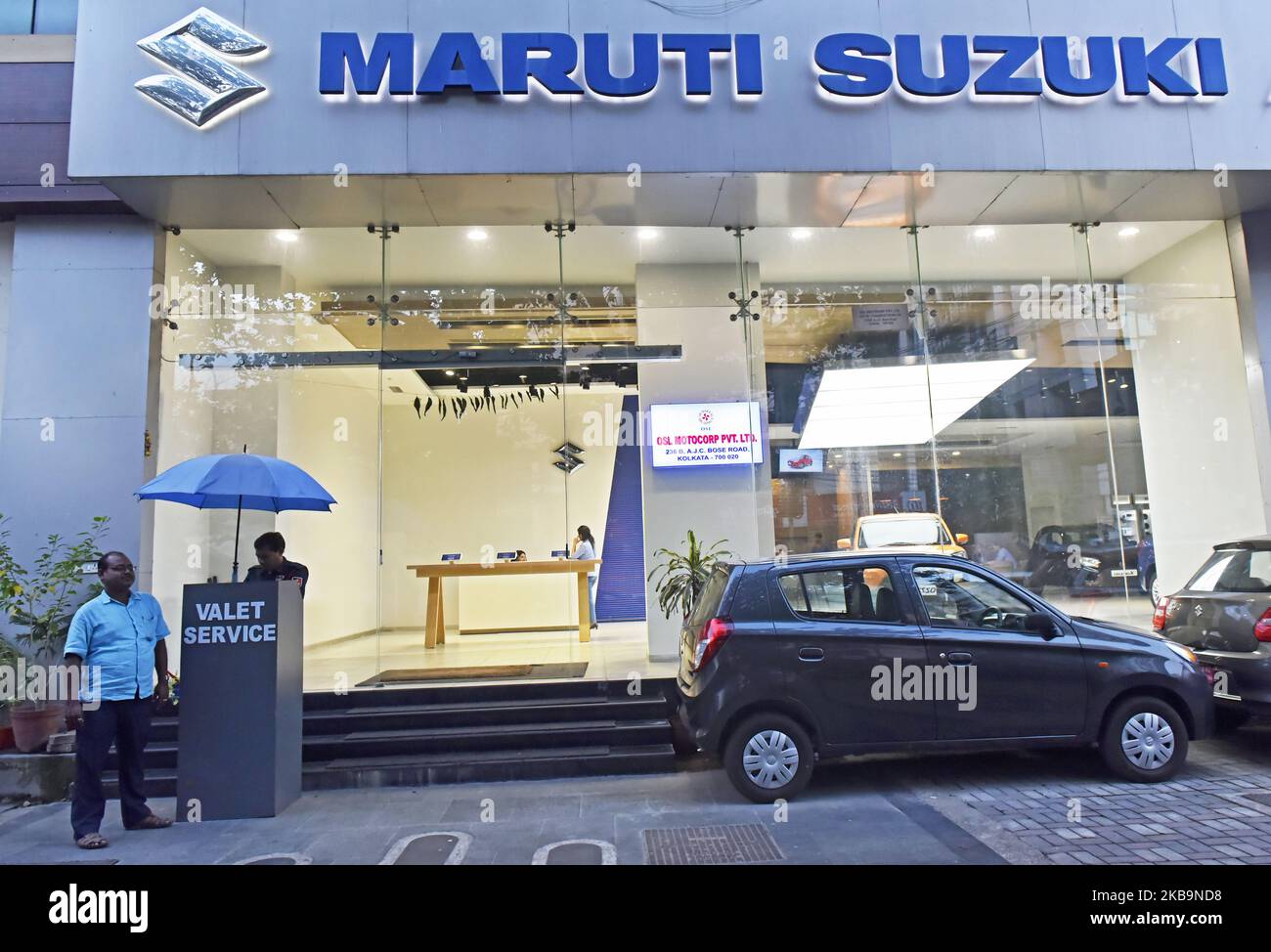 A Maruti Suzuki showroom in Kolkata, India, 01 November, 2019. Maruti ...
