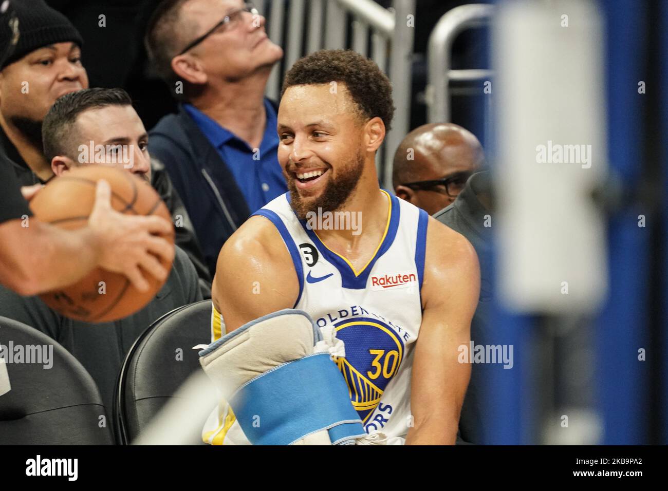 Orlando, Florida, USA, November 3, 2022, Golden State Warriors player ...