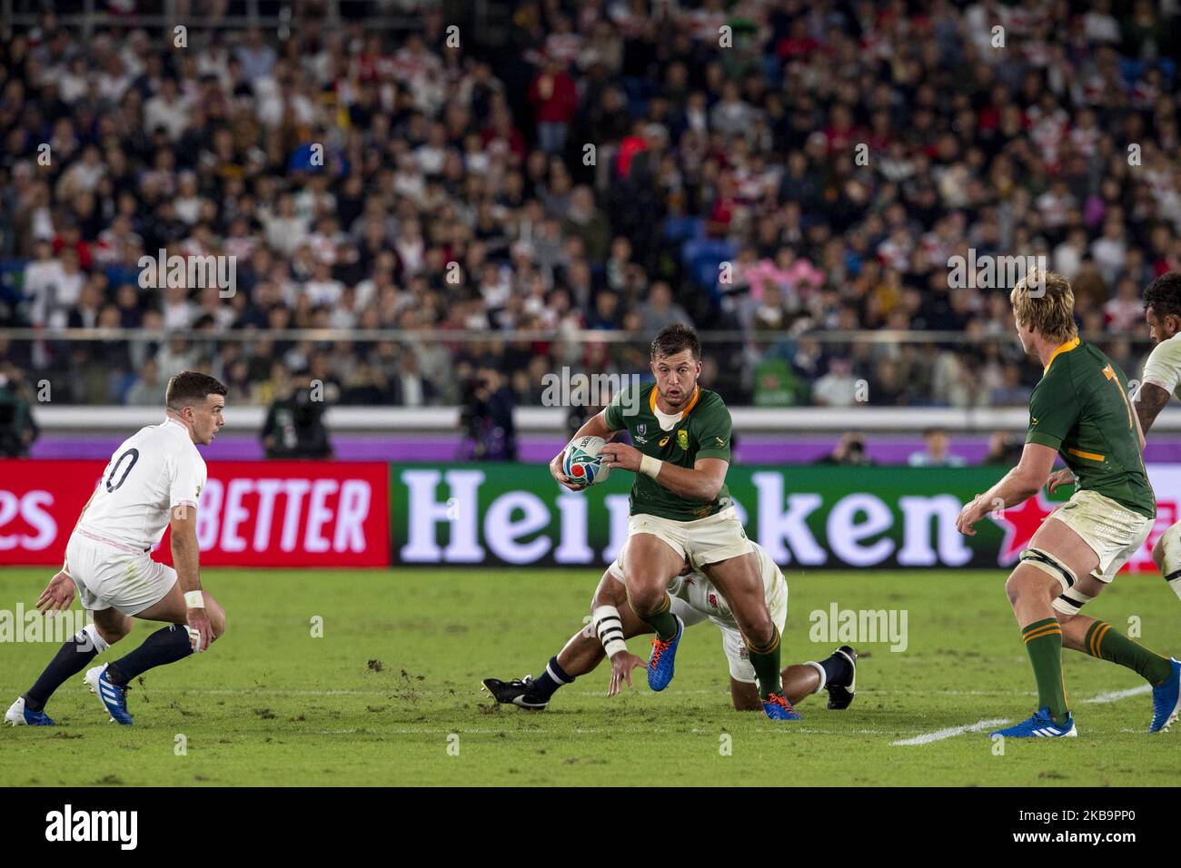 Handre Pollard of South Africa in action during the 2019 Rugby World ...
