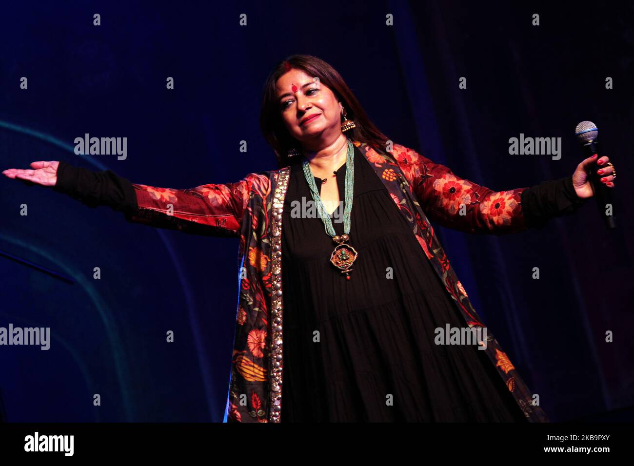 Bollywood singer Rekha Bhardwaj performs during the biggest Indian ...