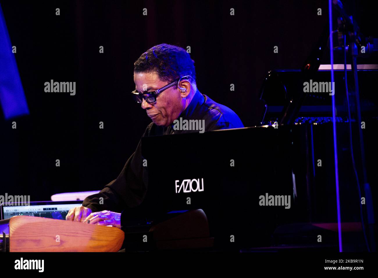 The american pianist and composer Herbie Hancock performs live at ...