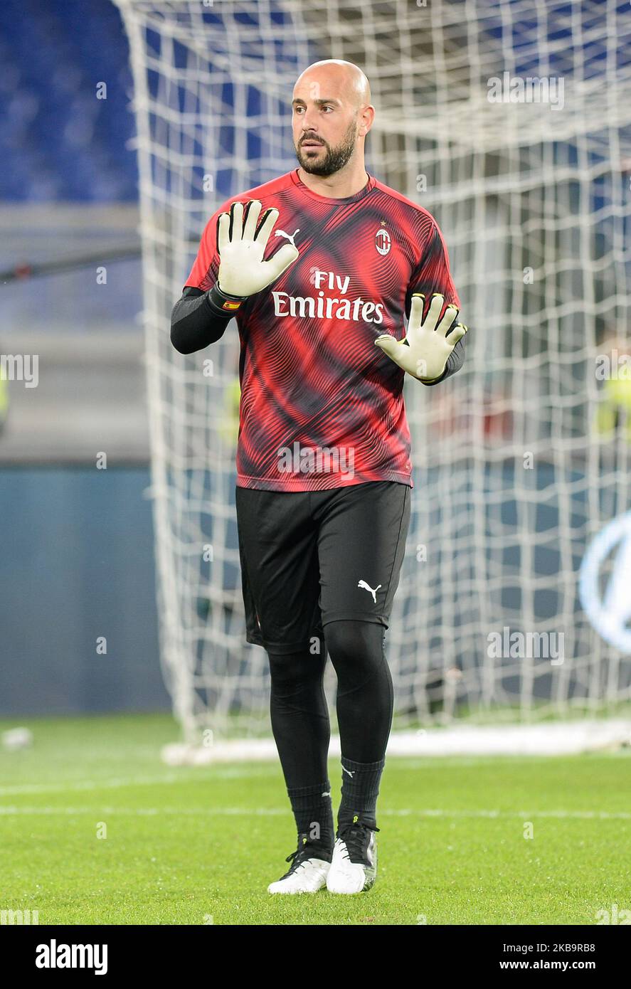 Jose Manuel Reina during the Italian Serie A football match between AS ...