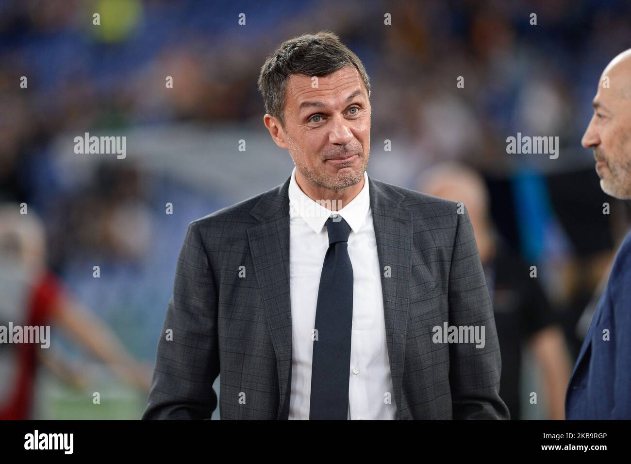 Paolo Maldini during the Italian Serie A football match between AS Roma ...