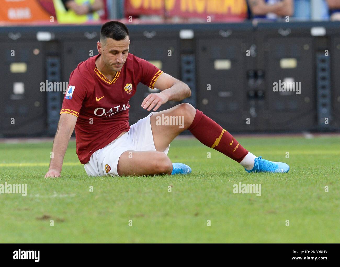 Nikola Kalinic during the Italian Serie A football match between AS ...