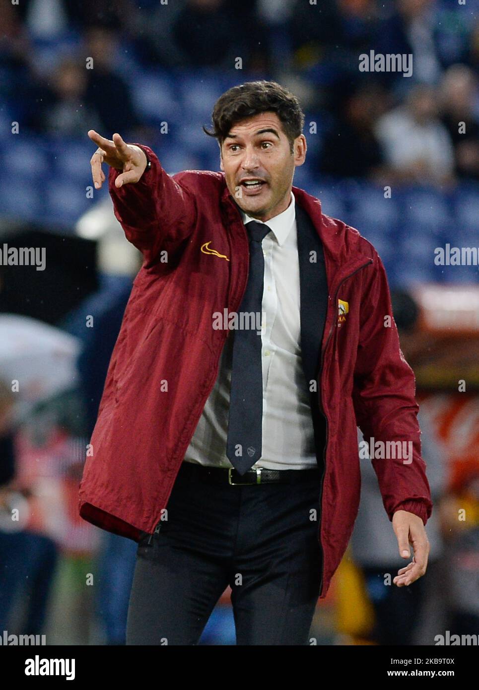 Paulo Fonseca during the Italian Serie A football match between AS Roma ...
