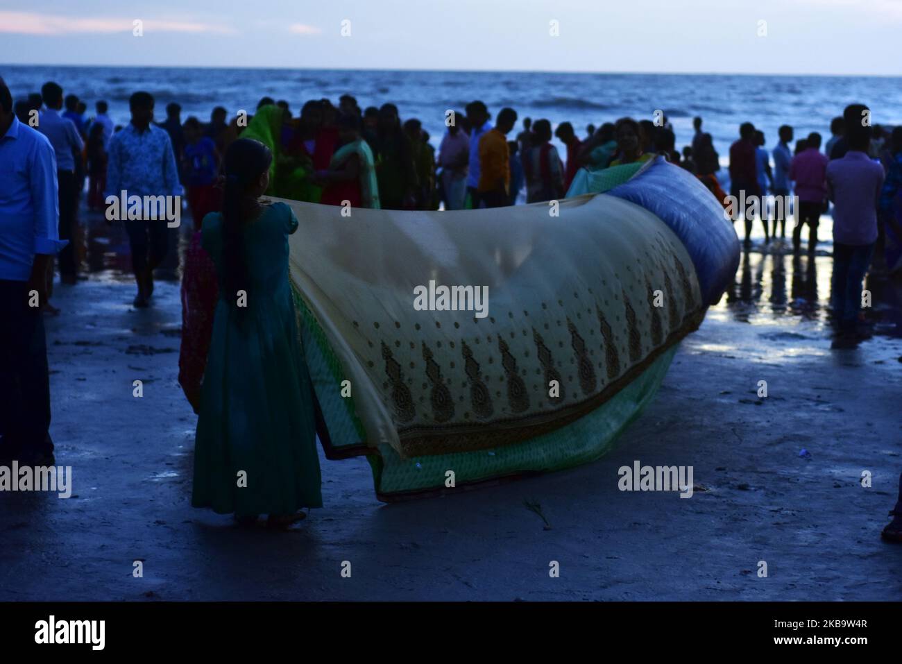 Indian Hindu devotees take part in the rituals of Chhath Puja festival ...
