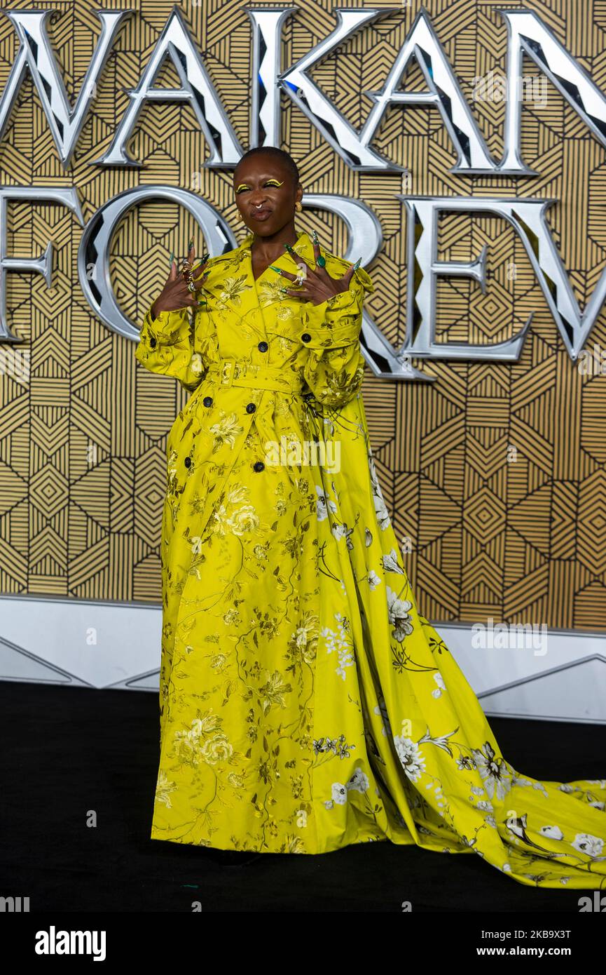 London, UK. 3 November 2022. Cynthia Erivo attends the European ...