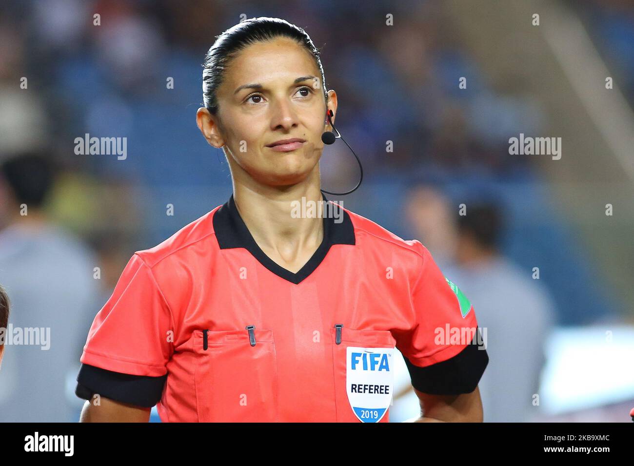 Referee Claudia Umpierrez looks on during the FIFA U-17 World Cup ...