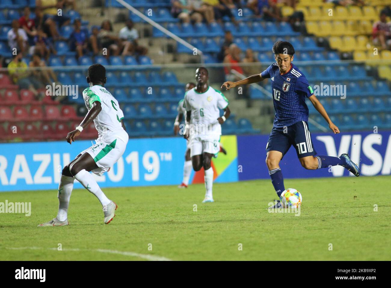 Jun Nishikawa of Japan in action during the FIFA U-17 World Cup Brazil ...