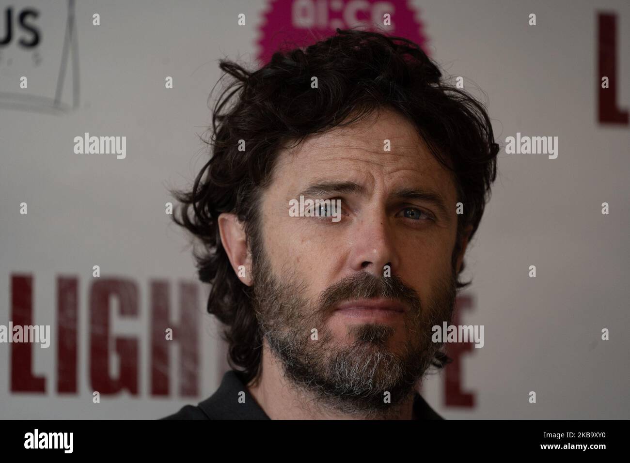 The actor Casey Affleck attends the photocall of the movie 'Light of my ...
