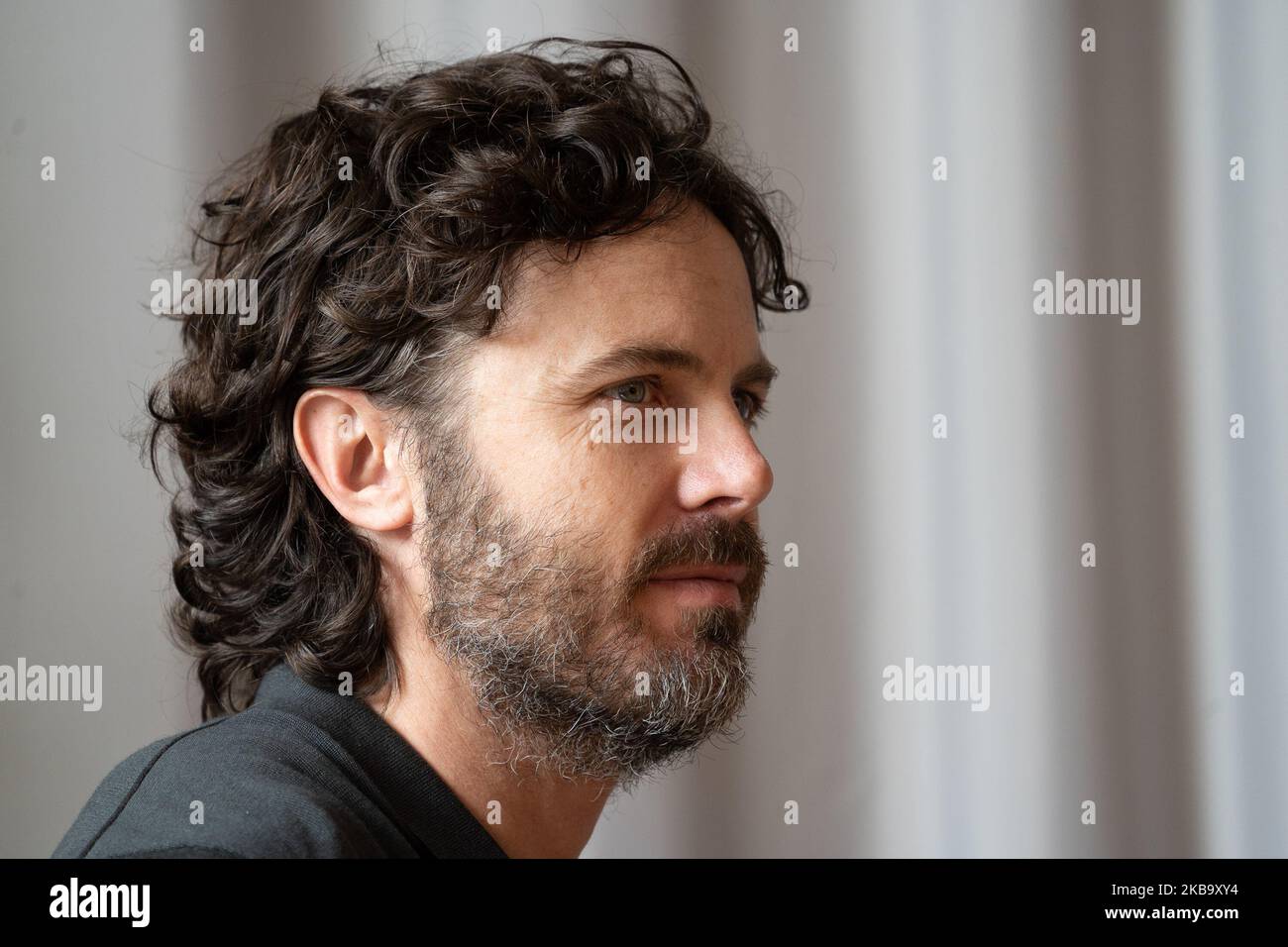 The actor Casey Affleck attends the photocall of the movie 'Light of my ...