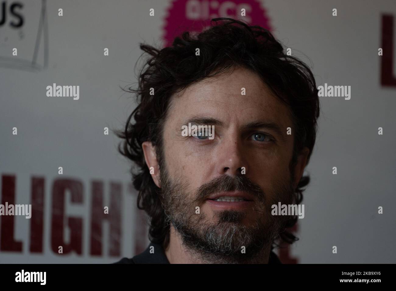 The actor Casey Affleck attends the photocall of the movie 'Light of my ...