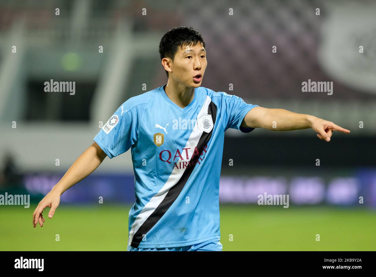 Al Sadd's Nam Tae-hee during the QNB Stars League match against Al ...