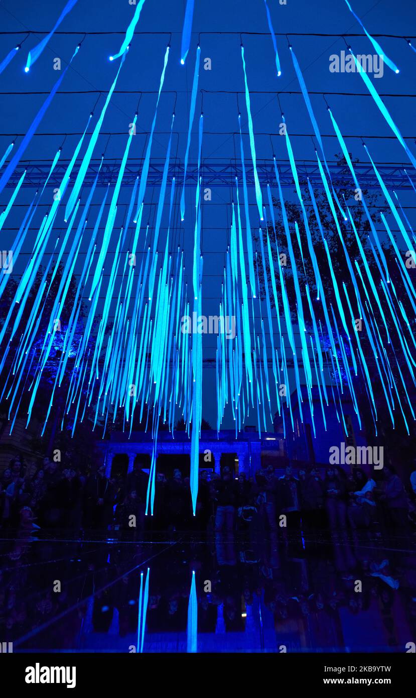 The light art installation 'Platonium' was on display in Toulouse at ...
