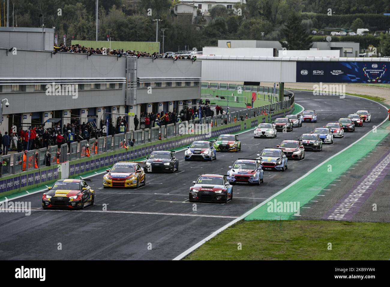 TCR race start during the FIA Motorsport Games TCR at Autodromo ...