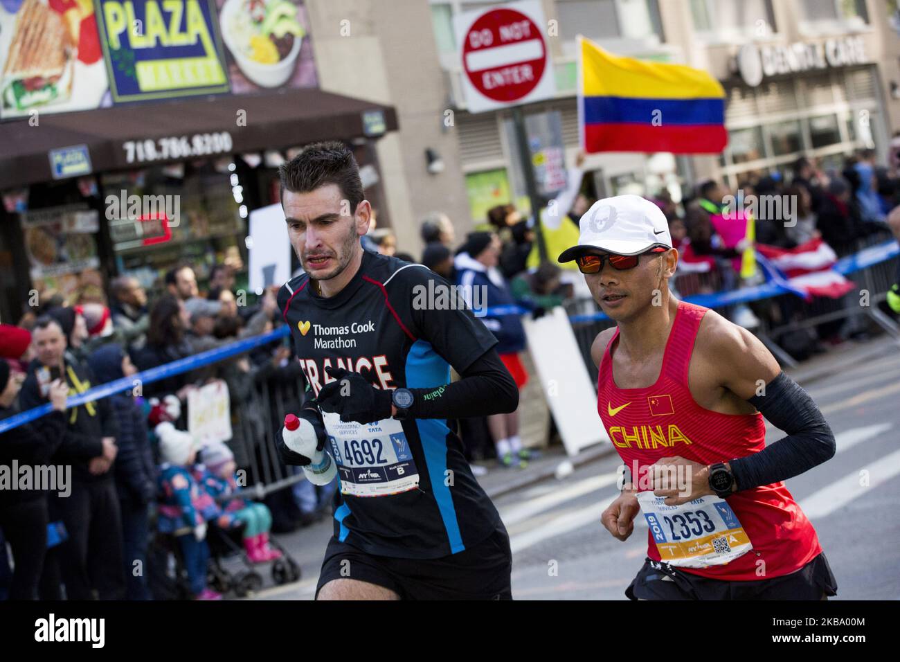 Runners compete at the New York City Marathon Sunday November 3rd, 2019 ...