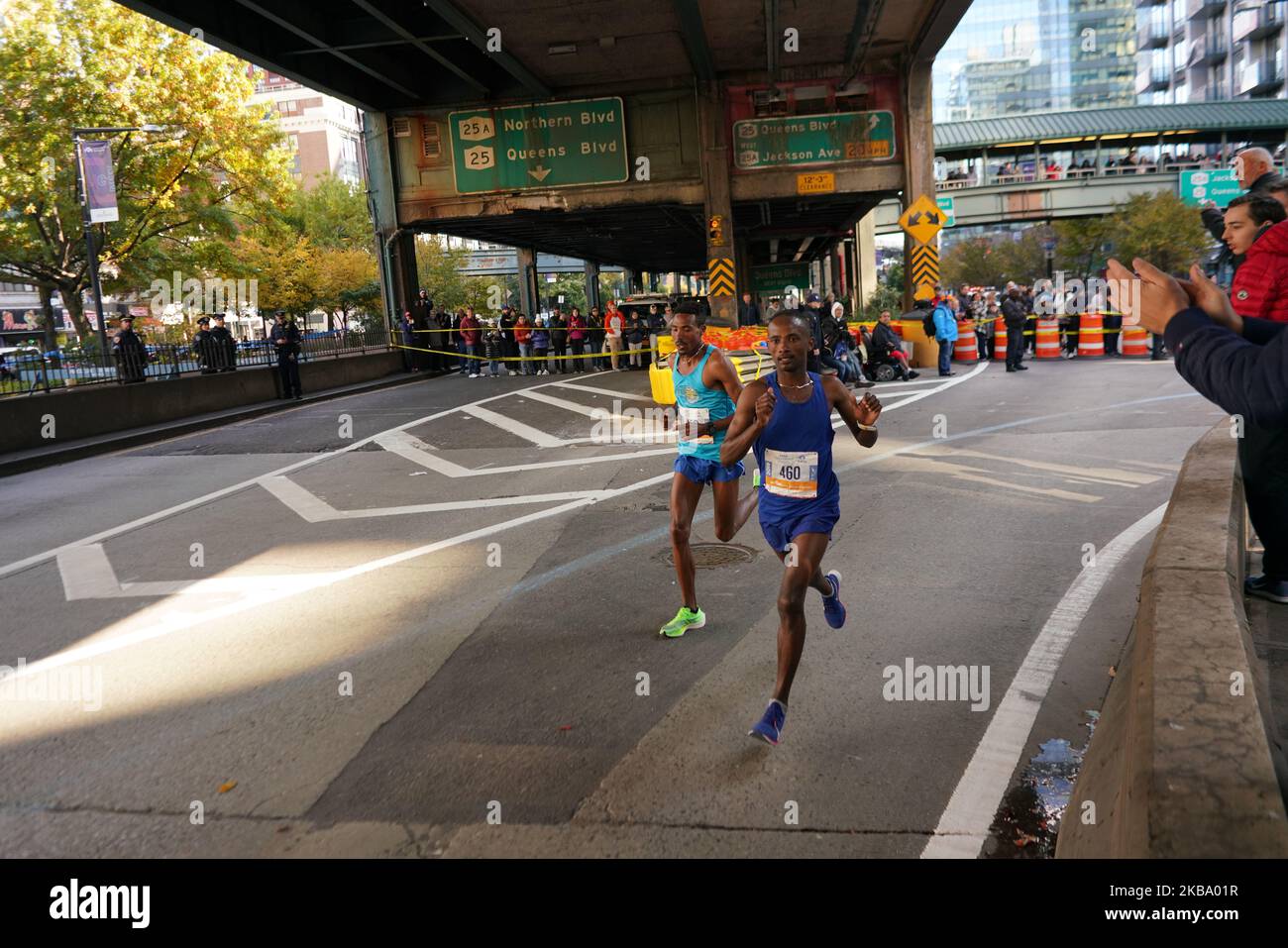 Runners compete at the New York City Marathon Sunday November 3rd, 2019 ...
