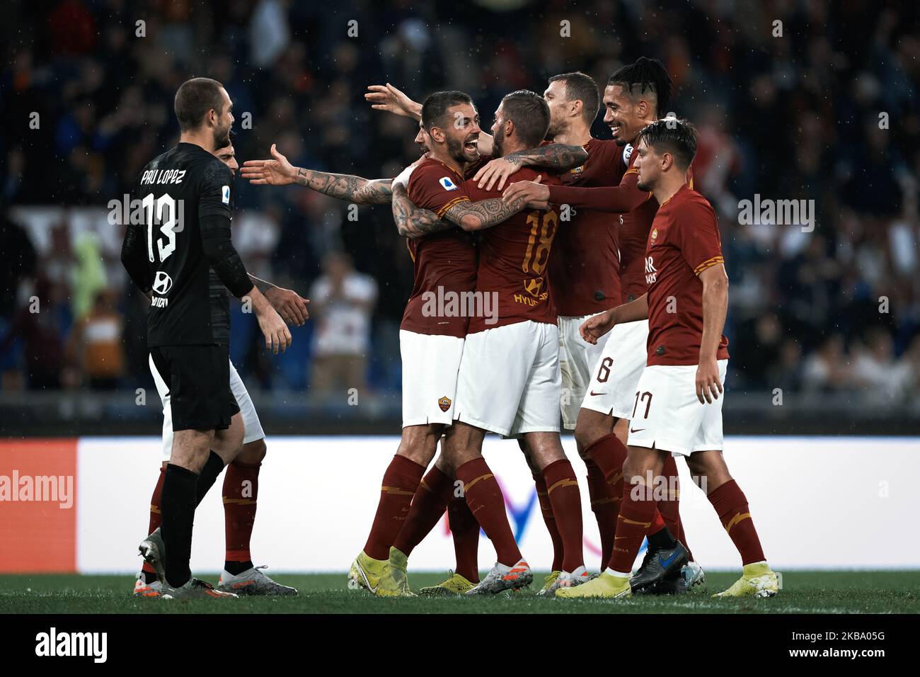 Roma players hi-res stock photography and images - Alamy