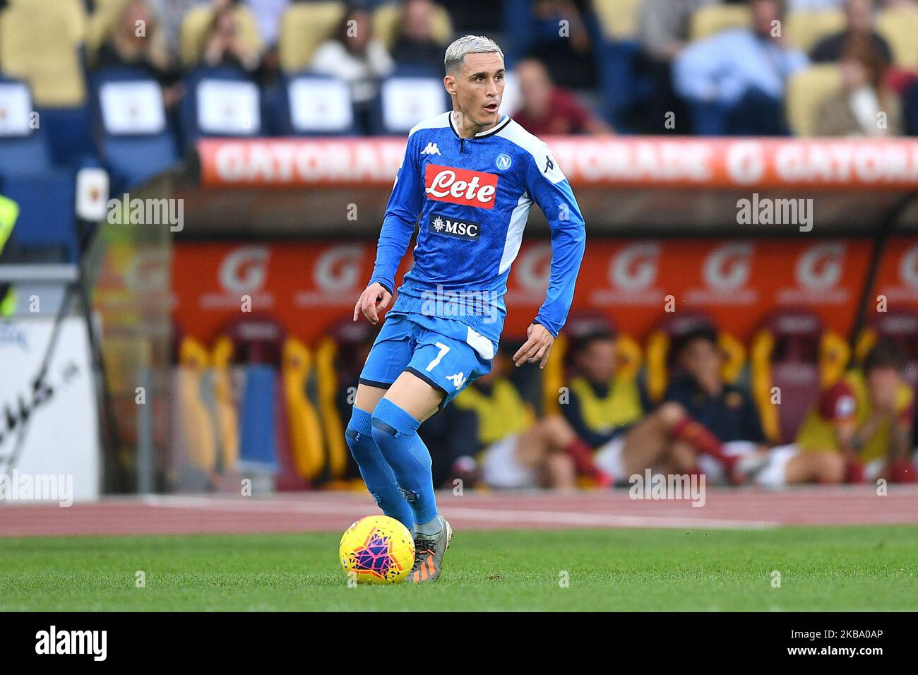 Jose Callejon of SSC Napoli during the Serie A match between Roma and ...