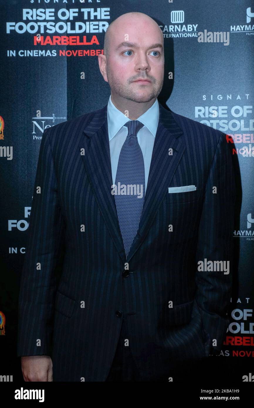 Jonathan Sothcott Attends the premiere of Rise of the Footsoldier 4 ...