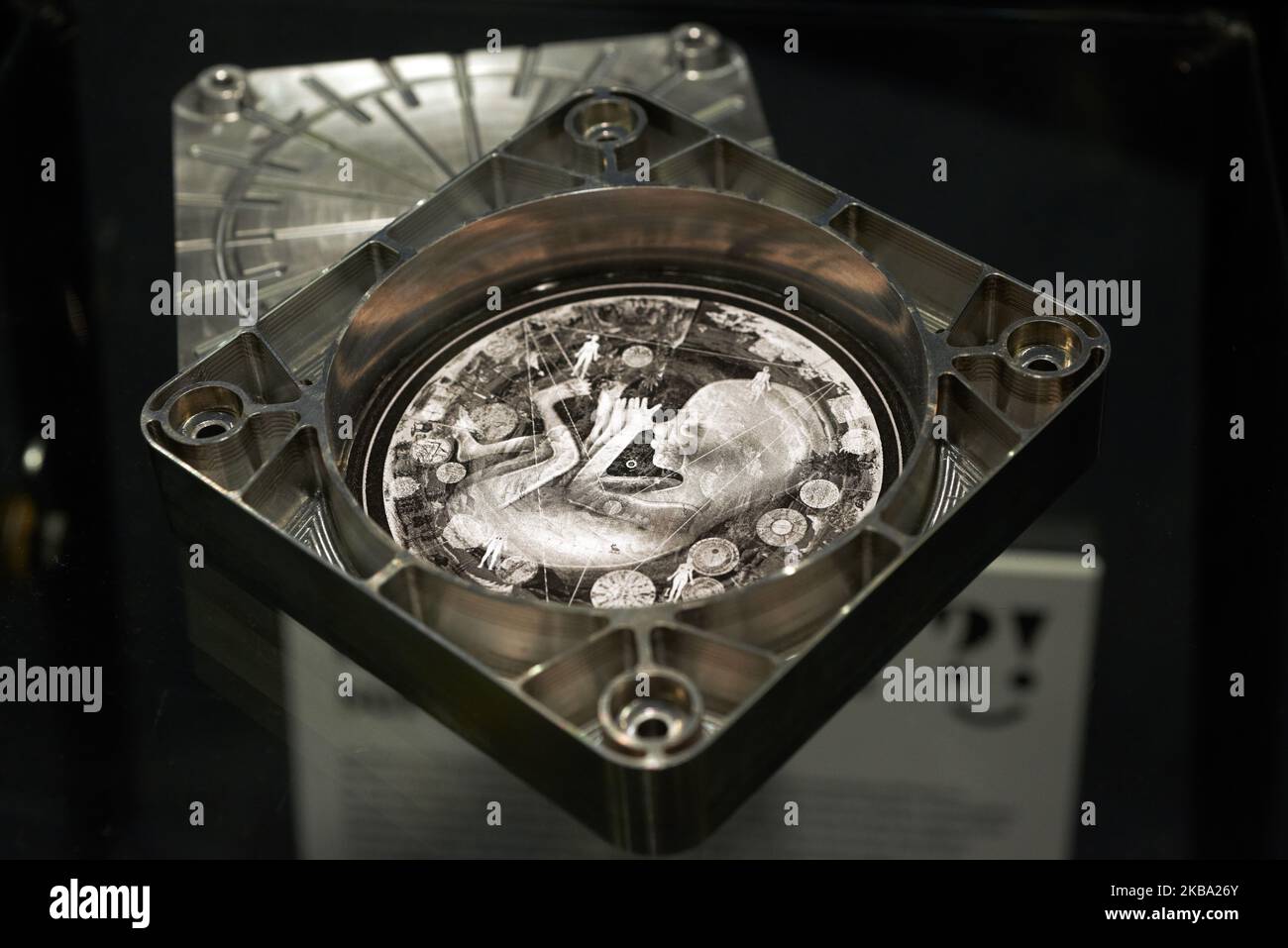 The 'Lunar Vault' where the sapphire disks will be stored. For the ...