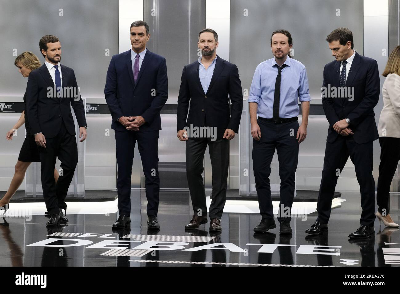 The five main candidates for Spain's prime minister, (L to R ...