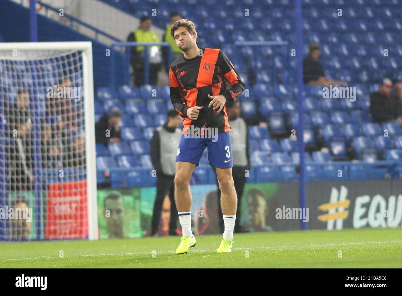 Marcos Alonso (Chelsea FC) pictured during the 2019/20 UEFA Champions ...