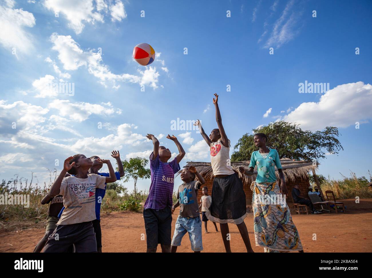 Children in rural Malawi enjoy playing football and other sports in the ...