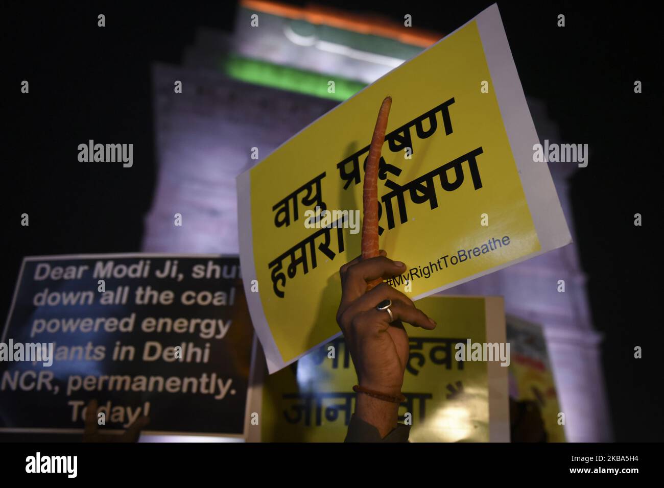 Air pollution protest india hi-res stock photography and images - Alamy