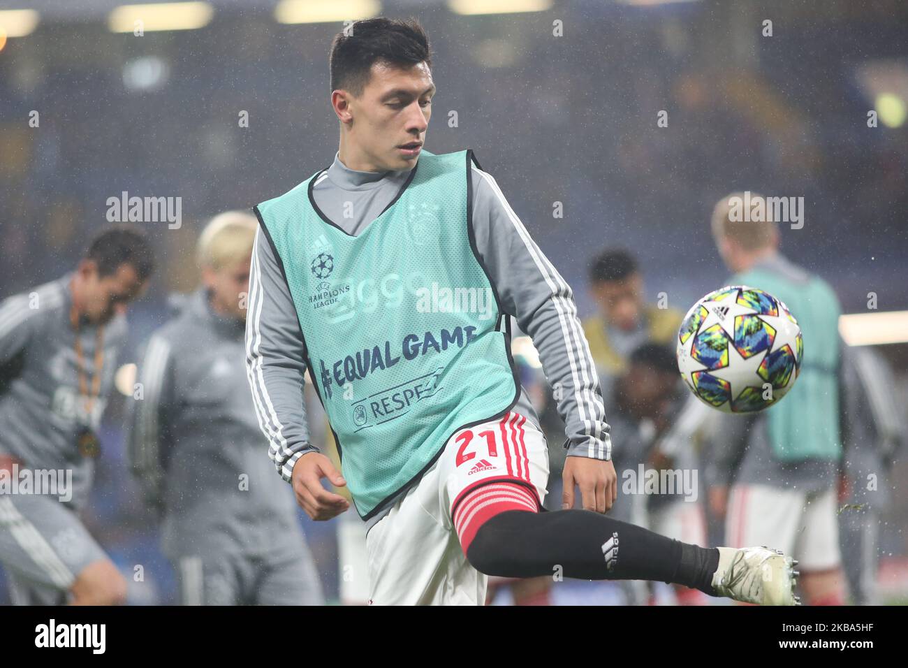 Lisandro Martinez (Ajax) pictured during the 2019/20 UEFA Champions League Group H game between ...