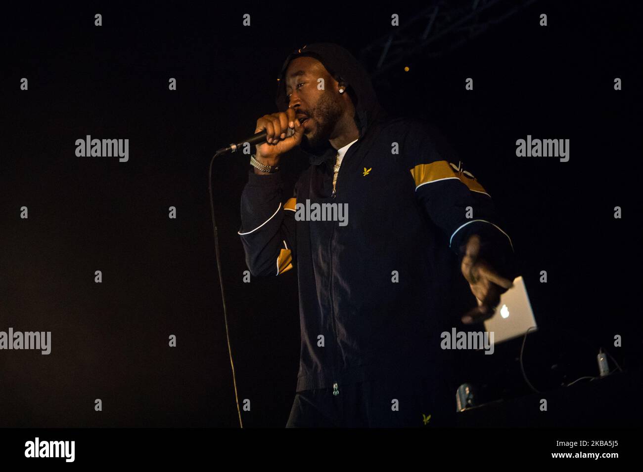 American rapper Freddie Gibbs performs live at Santeria on November 05 ...