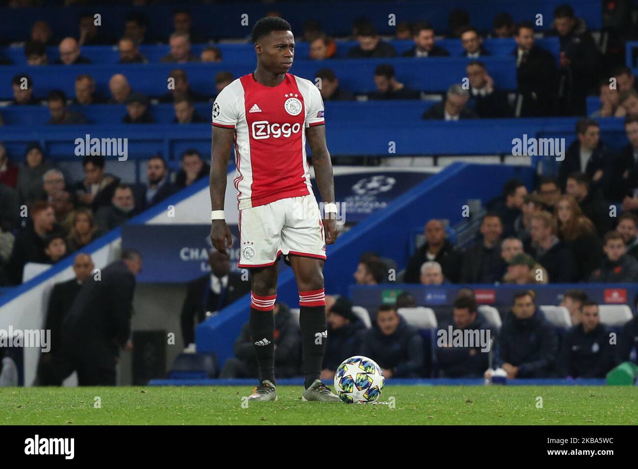 Quincy Promes (Ajax) pictured during the 2019/20 UEFA Champions League ...