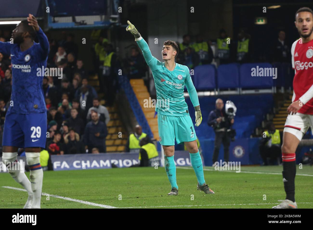 Kepa (Chelsea FC) pictured during the 2019/20 UEFA Champions League ...