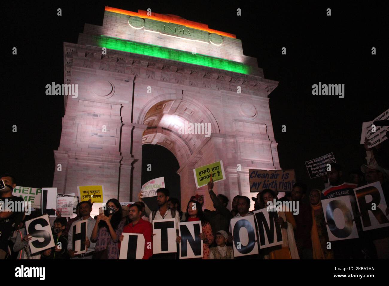 Air pollution protest india hi-res stock photography and images - Alamy