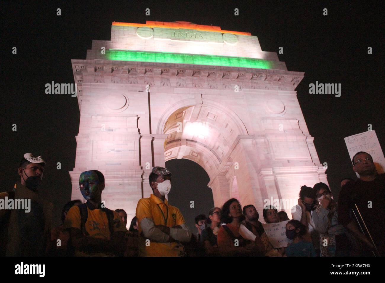 Air pollution protest india hi-res stock photography and images - Alamy