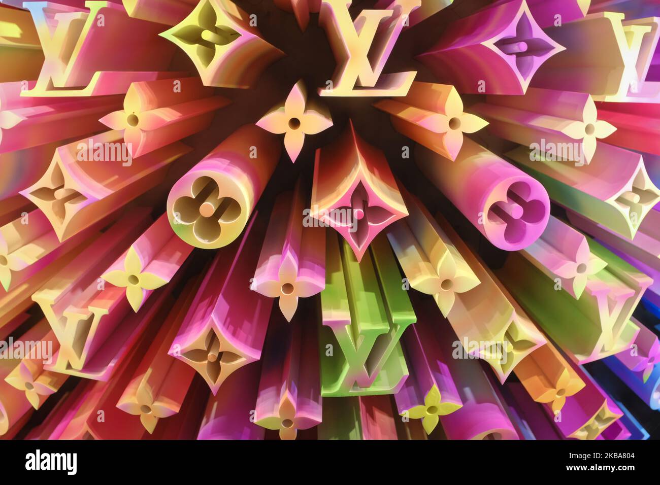 Louis vuitton pattern logo hi-res stock photography and images - Alamy