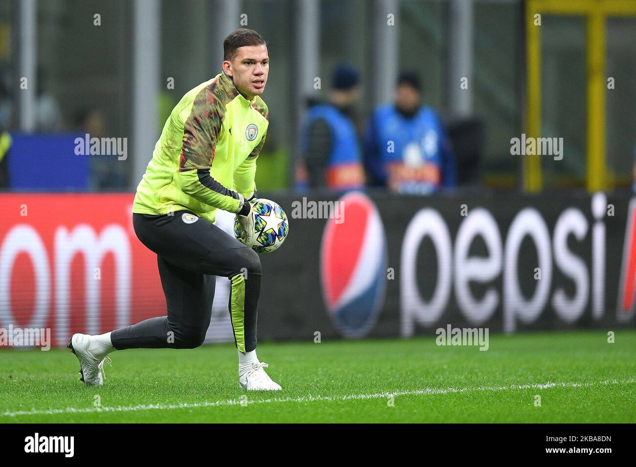 Ederson of Manchester City during the UEFA Champions League group stage ...