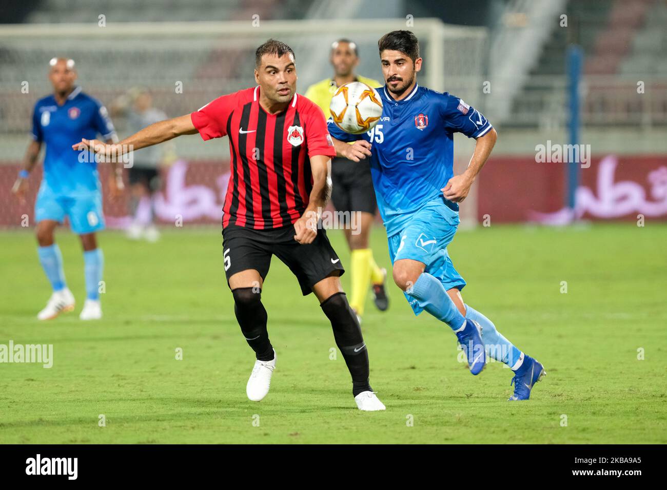 Al Rayyan's Gabriel Mercado during their QNB Stars League match against ...