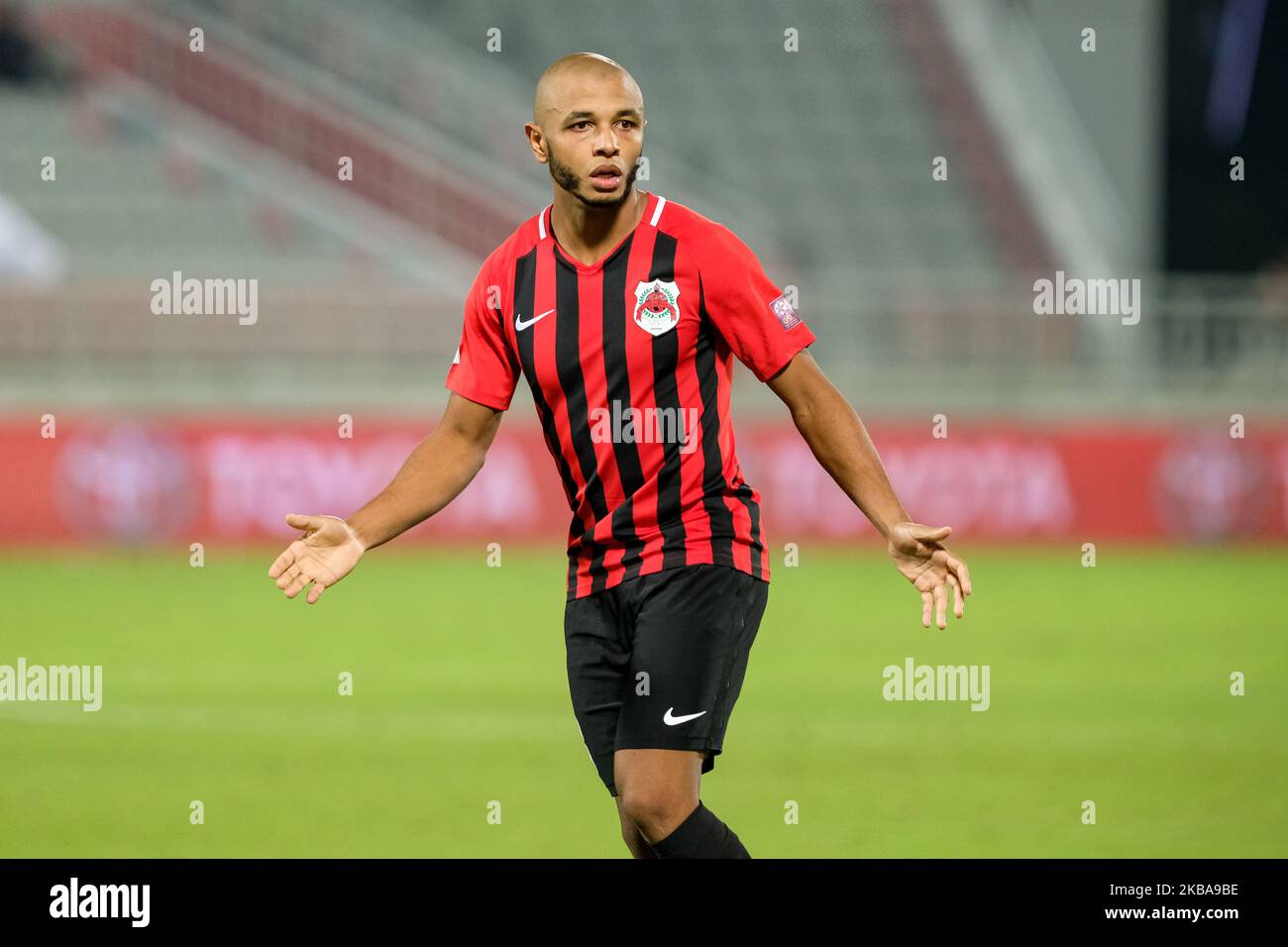 Al Rayyan's Yacine Brahimi during their QNB Stars League match against ...