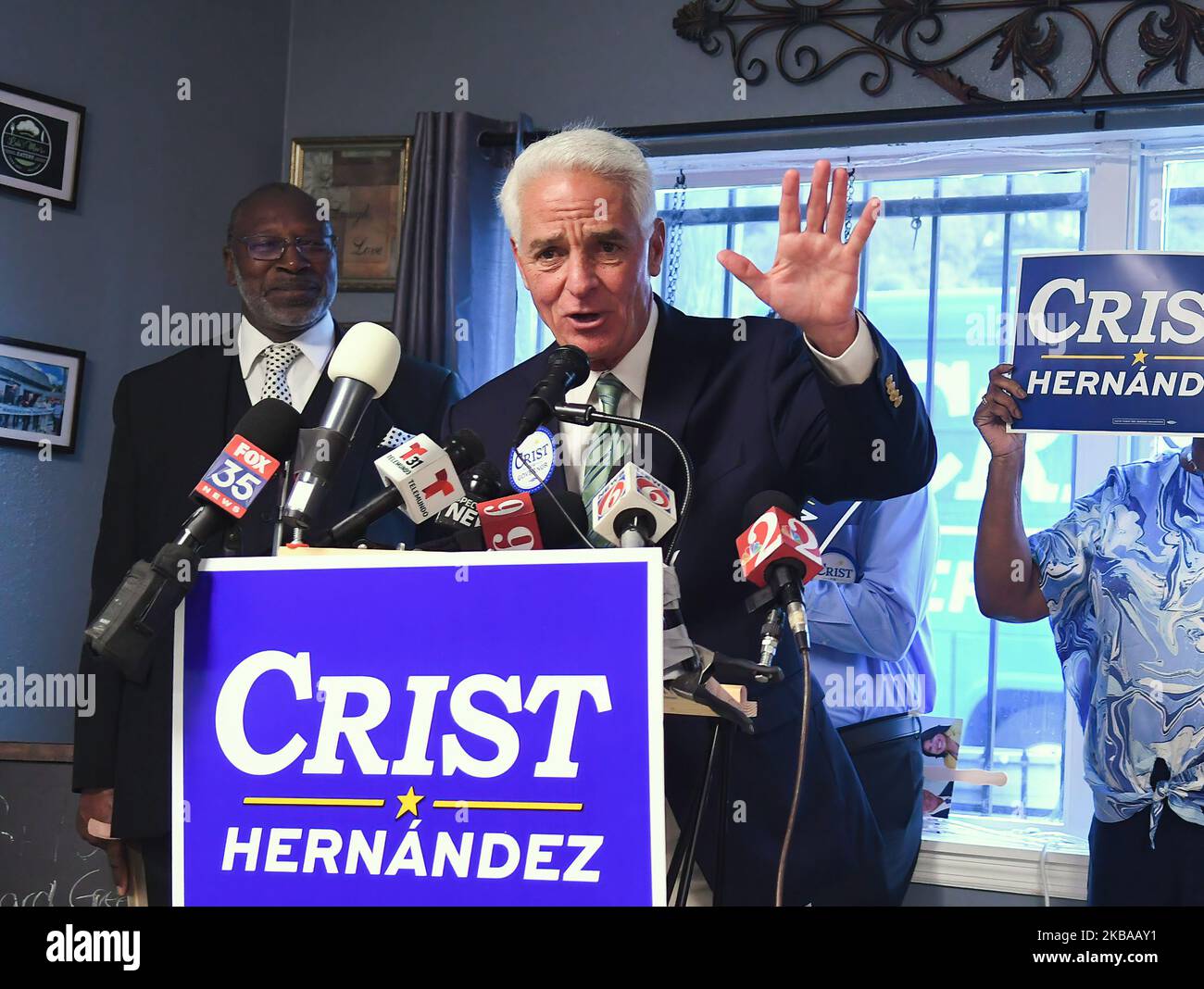 Apopka United States 03rd Nov 2022 Representative Charlie Crist
