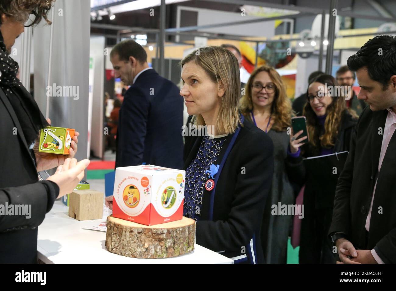 French Junior Minister for Economy and Finance Agnes Pannier-Runacher ...