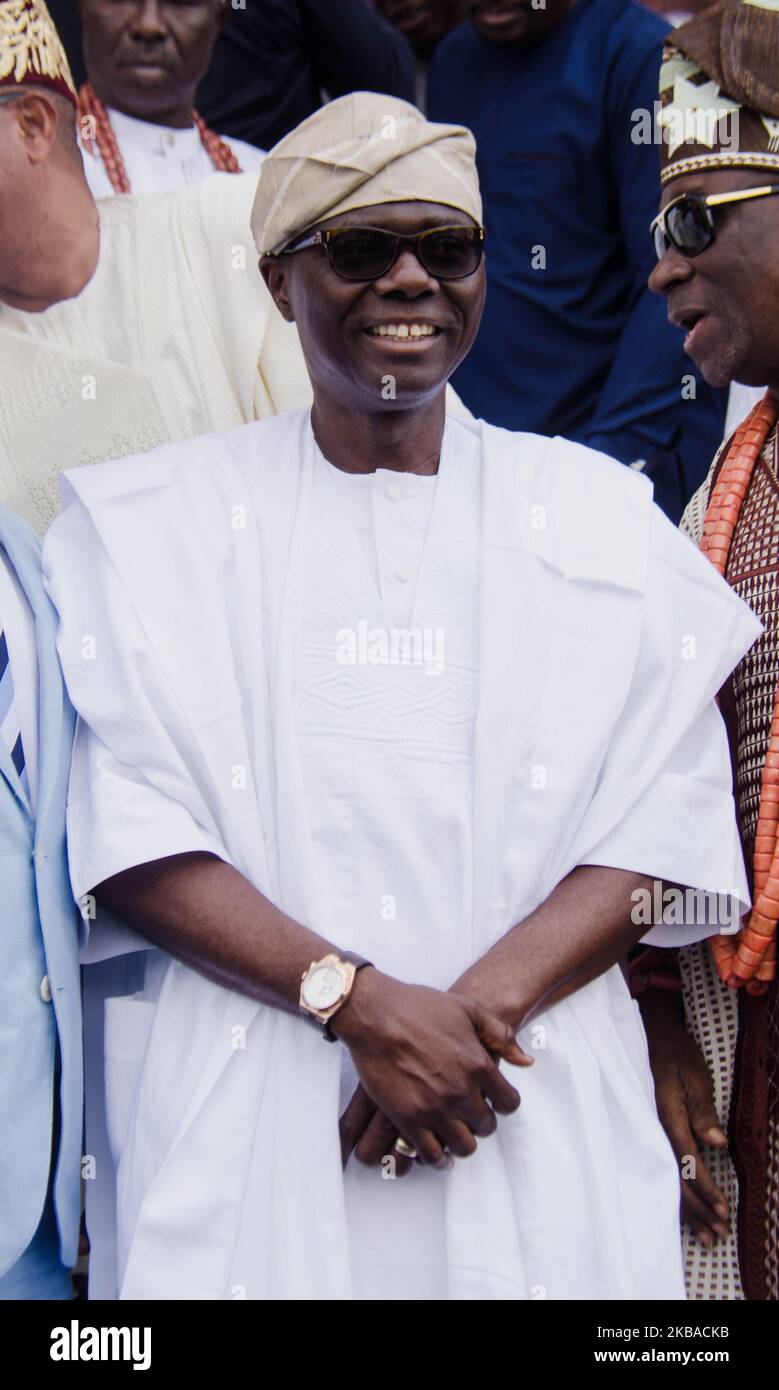 Lagos State Governor Babajide Sonwo-Olu, at the 2020 budget ...