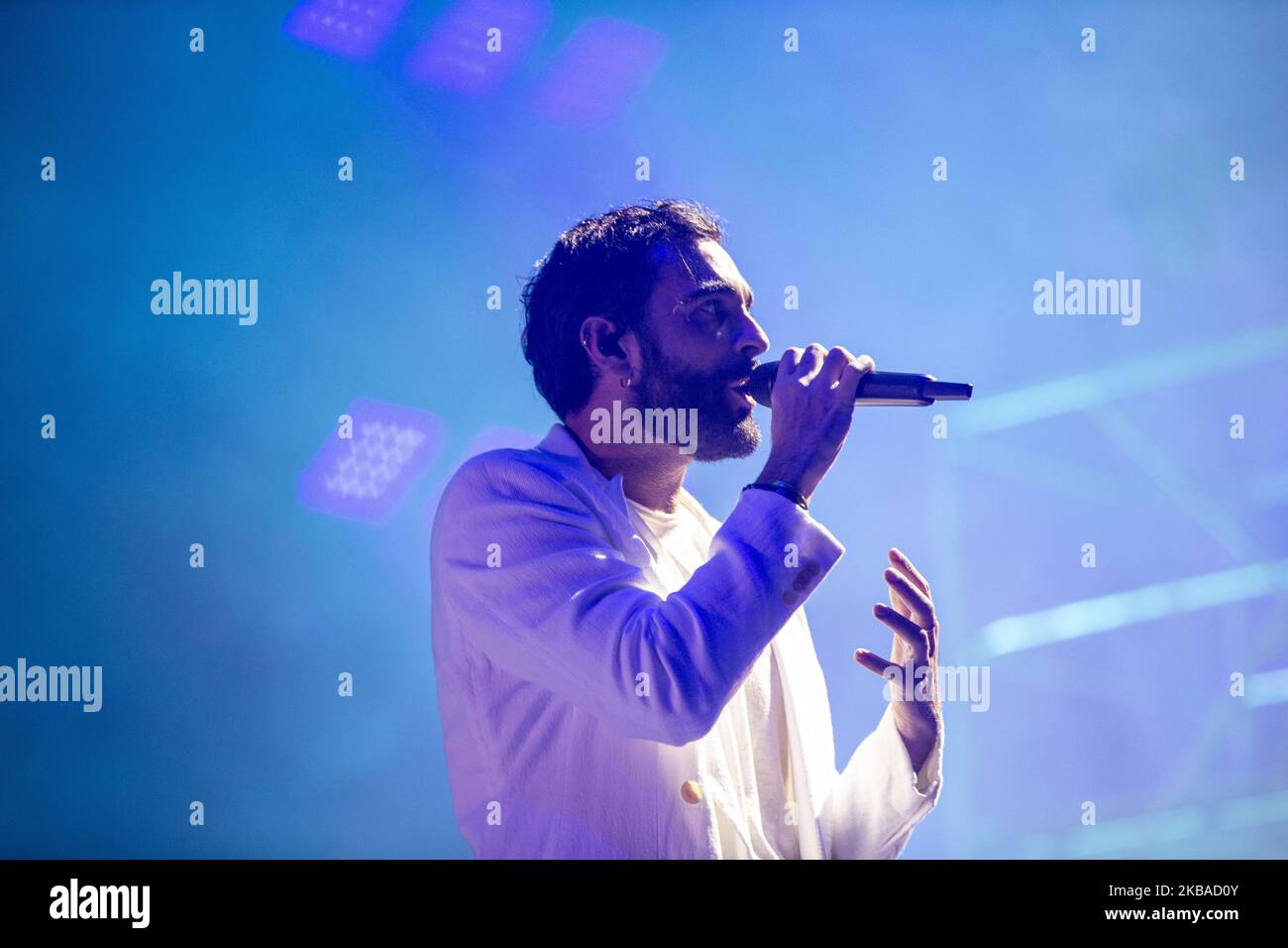 The italian singer and songwriter Marco Mengoni performs live at ...