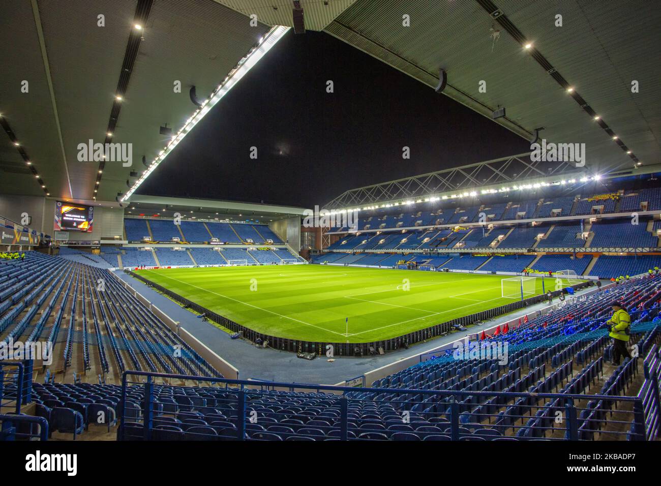Ibrox stadium rangers europa league hi-res stock photography and images - Alamy
