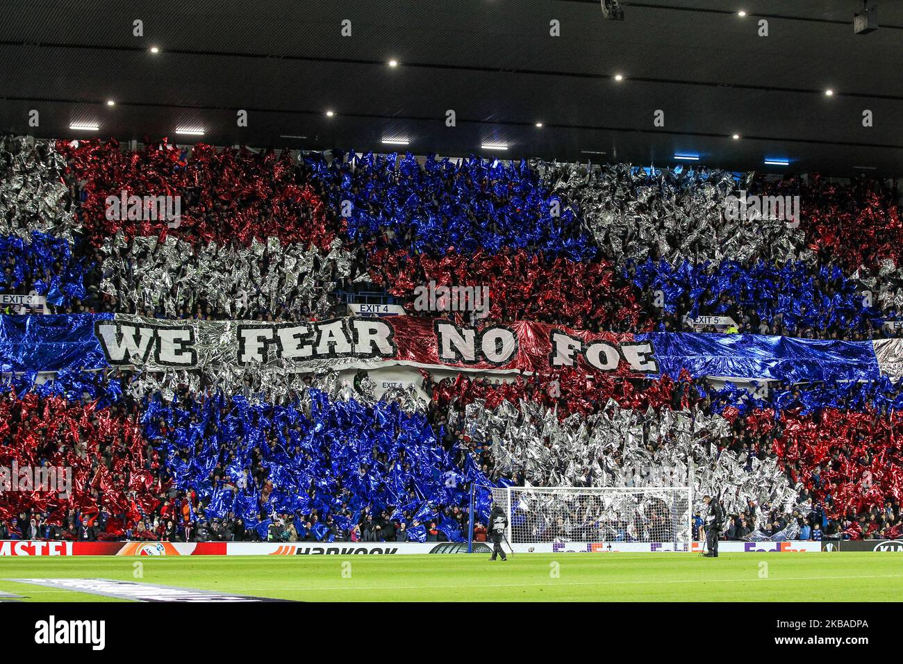 Glasgow rangers fans hi-res stock photography and images - Alamy