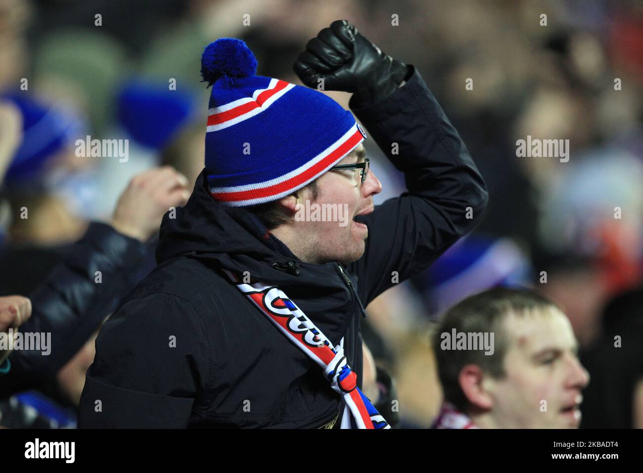 Glasgow rangers fans hi-res stock photography and images - Alamy